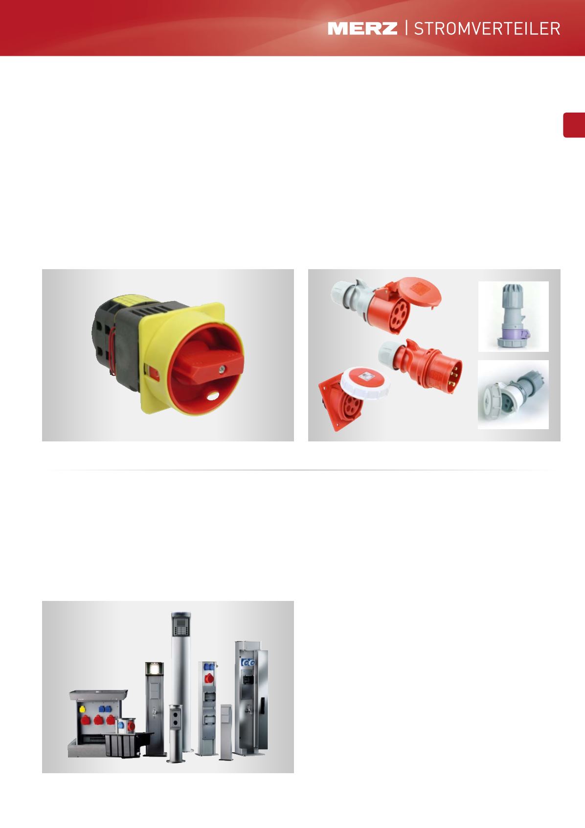 Merz Stromverteiler Katalog